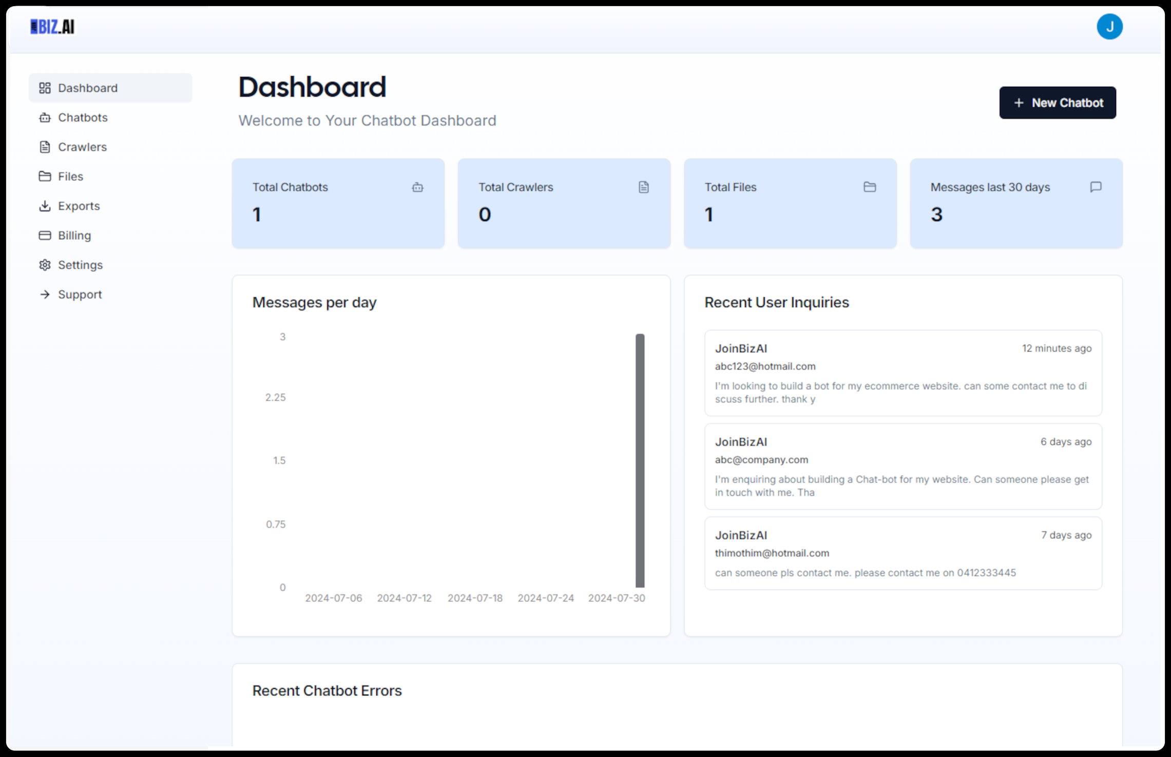 Join Biz: Build Your Own AI Chatbot for Your Business!